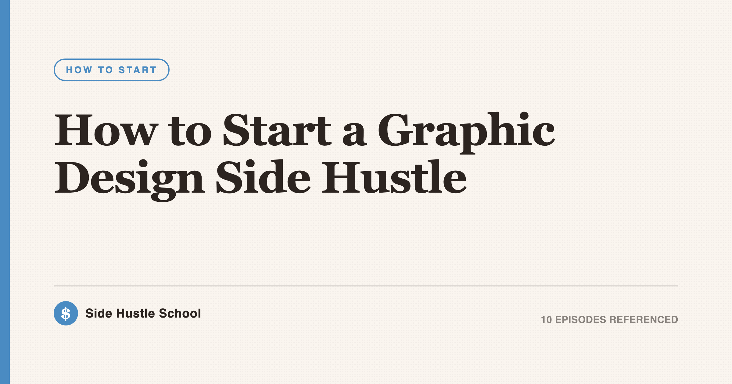 How to Start a Graphic Design Side Hustle | Side Hustle School