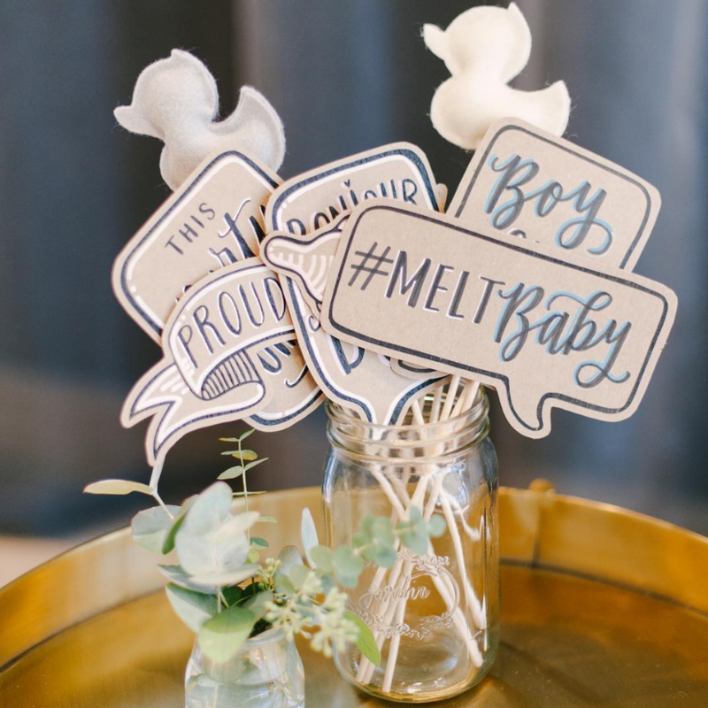 Hand Lettering Artist Upgrades Cheesy Photo Booth Props | Side Hustle ...